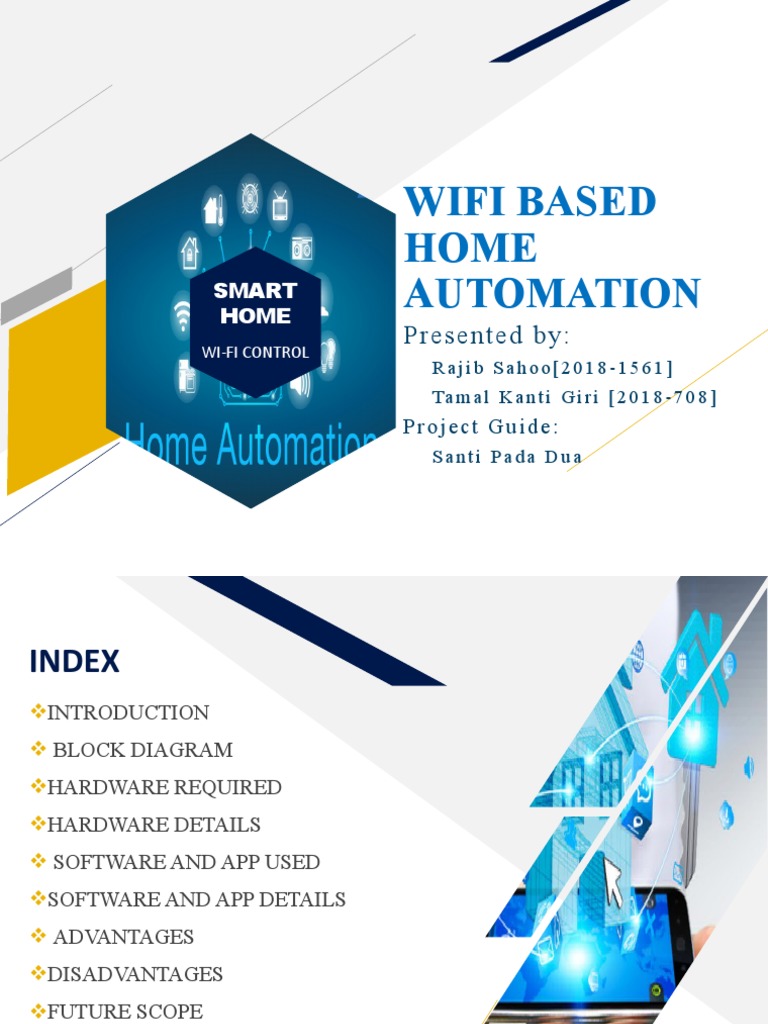WI-FI BASED HOME AUTOMATION Final | PDF | Android (Operating System) | Arduino