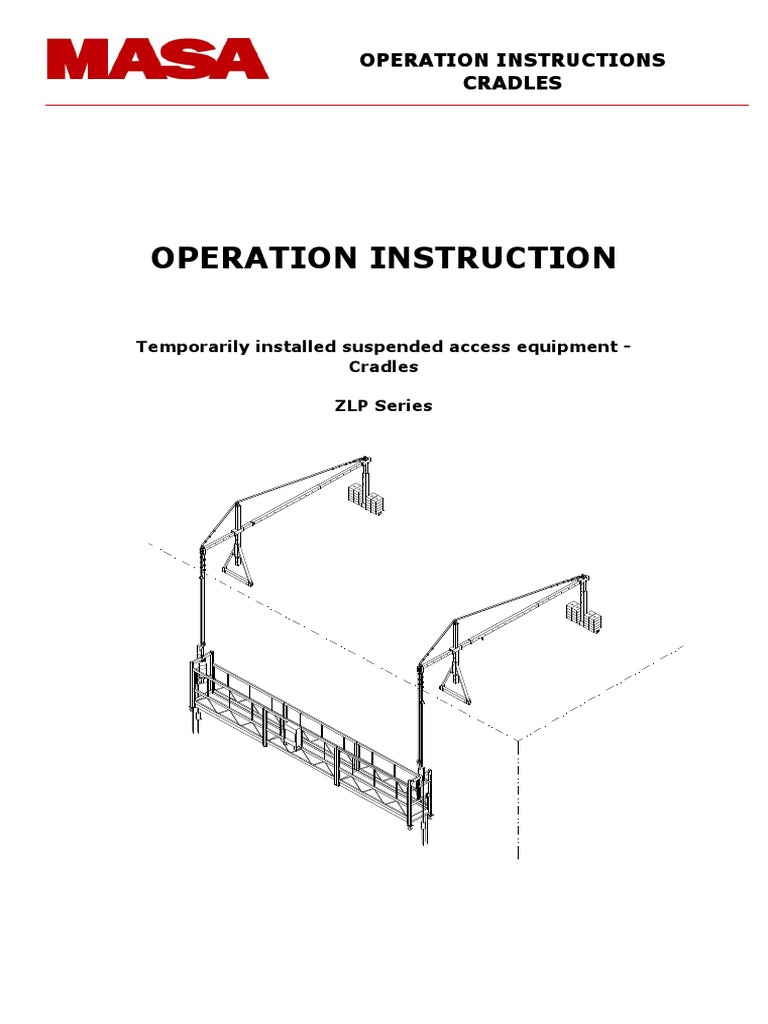 Cradle Operations Manual | PDF | Electric Motor | Switch