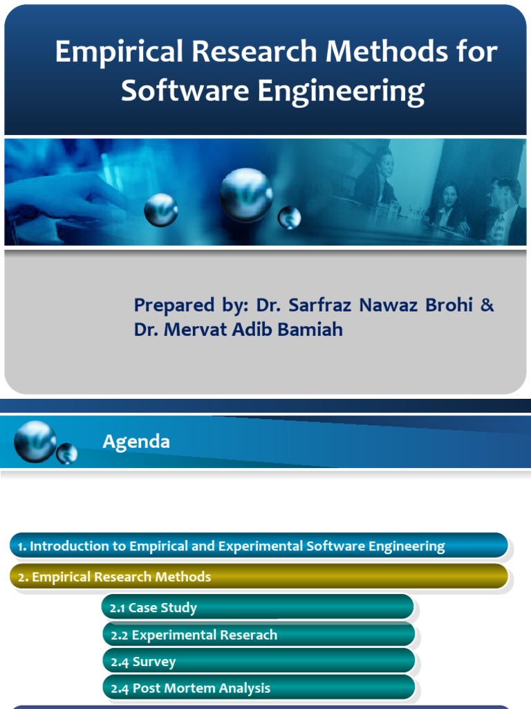 Empirical Research Methods For Software Engineering | PDF | Engineering | Statistics