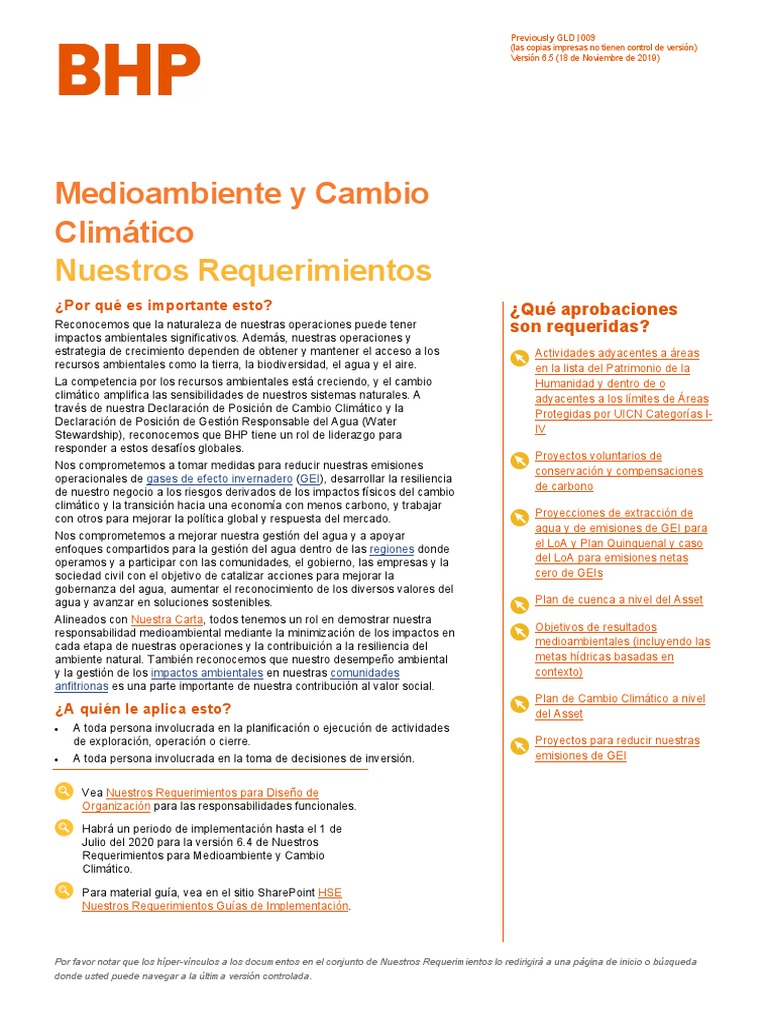 Environment and Climate Change (Spanish) | PDF | Biodiversidad | Agua