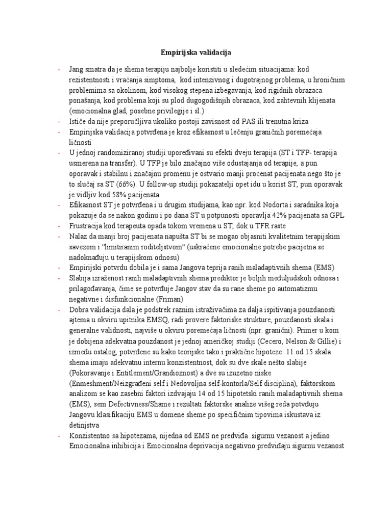 Validacija I Primer | PDF