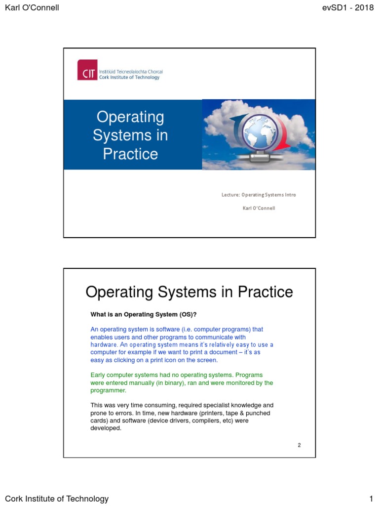 Operating Systems in Practice | PDF | Operating System | Linux