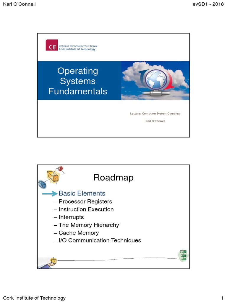 Operating Systems Fundamentals: Roadmap | PDF | Cpu Cache | Central ...