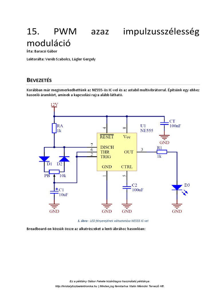 PWM Azaz Impulzusszélesség Moduláció: Evezetés | PDF