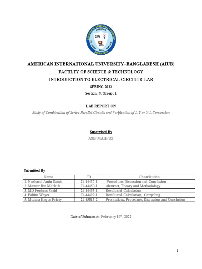 Iec Lab 3 | PDF | Series And Parallel Circuits | Electrical Network