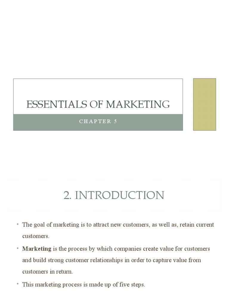 Chapter 5 - Essentials of Marketing | PDF | Marketing | Market Segmentation