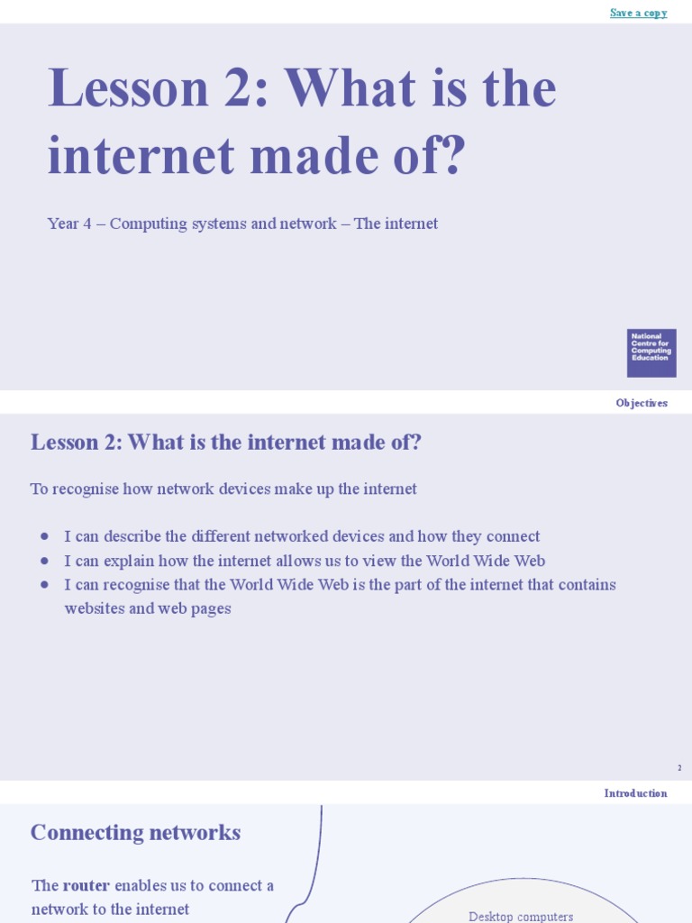 L2 Slides - The Internet - Y4 | PDF | Router (Computing) | Internet & Web