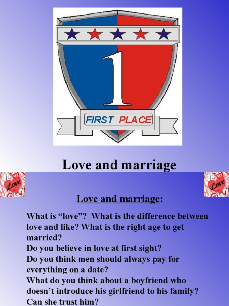 Conversation - Love and Marriage | PDF