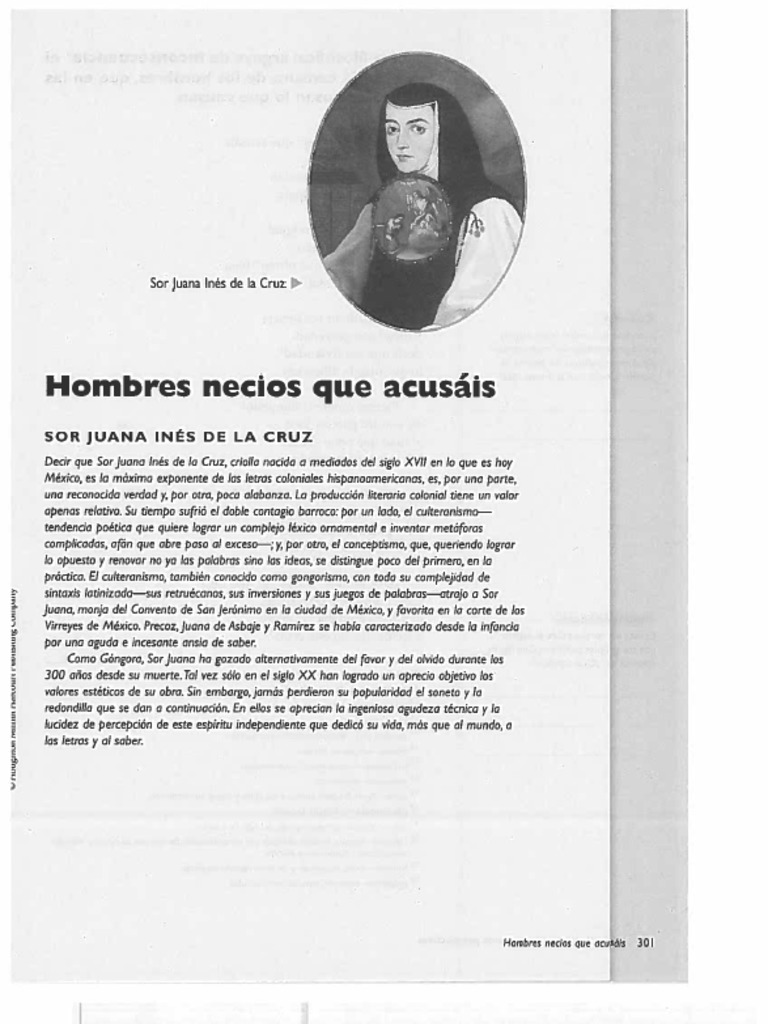 11 - Hombres Necios Que Acusais | PDF