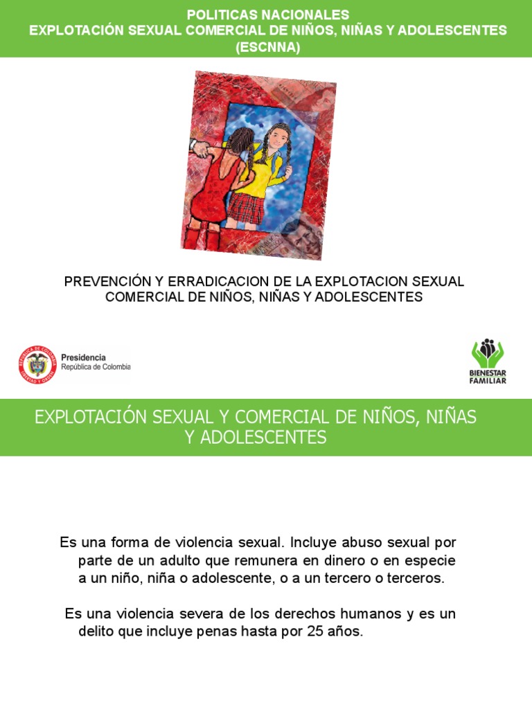 Presentacion Escnna | PDF | Abuso sexual | Adquisición (prostitución)