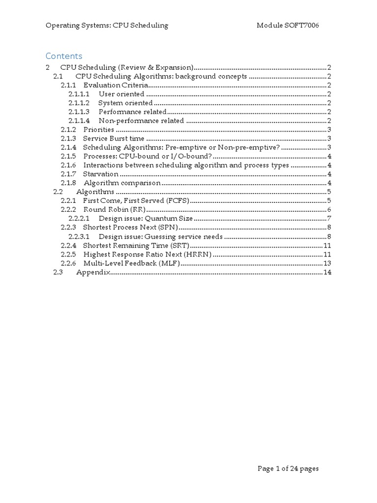 04 Scheduling C Pdf Scheduling Computing Process Computing 0675