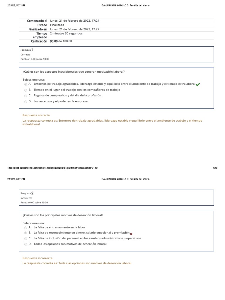 EVALUACIÓN MÓDULO 3 - Revisión Del Intento | PDF | Economias