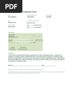 TD Bank Direct Deposit Authorization Form | PDF | Finance & Money ...