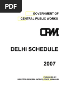 Adoption of CPWD Delhi Schedule of Rates DSR in Lieu of Standard ...