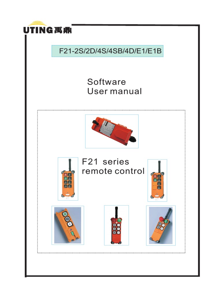 F21 Series EN 8-29 Instructions | PDF | Radio Control | Computer File