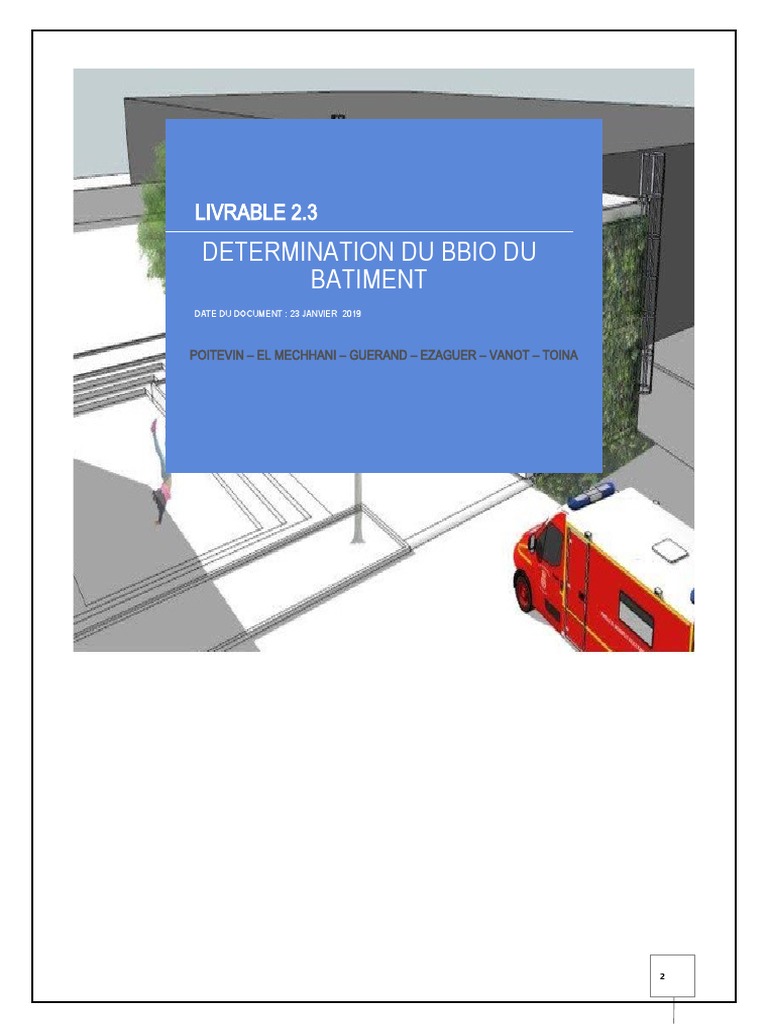 Calcul du Bbio du bâtiment en RT 2012 | PDF