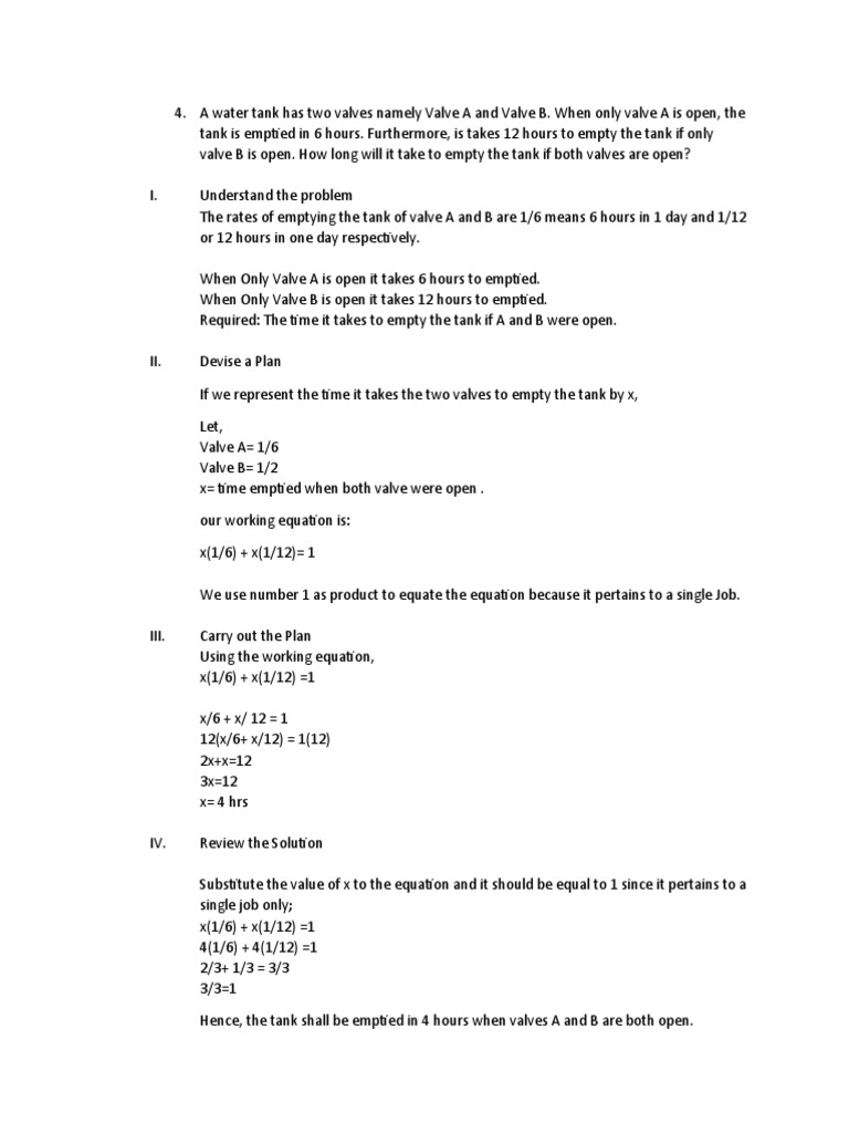 Sample Work Problems | PDF | Equations | Mathematics