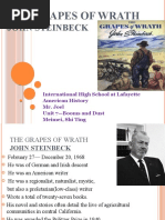 Steinbeck's Grapes of Wrath Overview | PDF