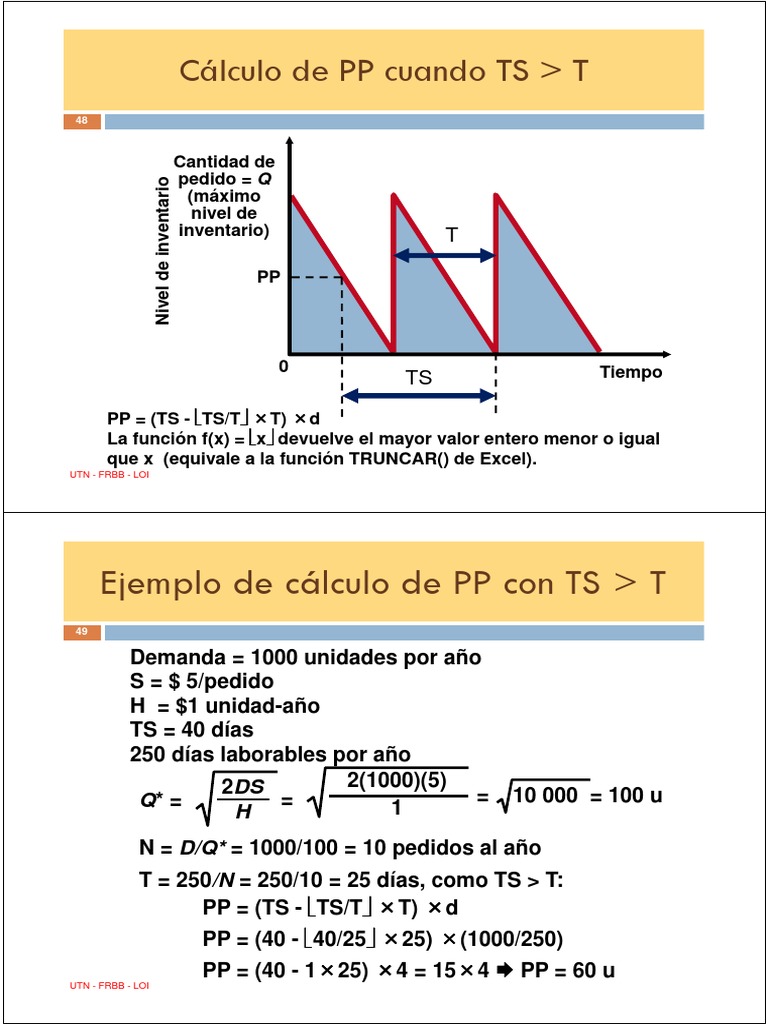 Cálculo Del PP General | PDF