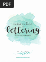 Lettering. Cuaderno de Prácticas | PDF