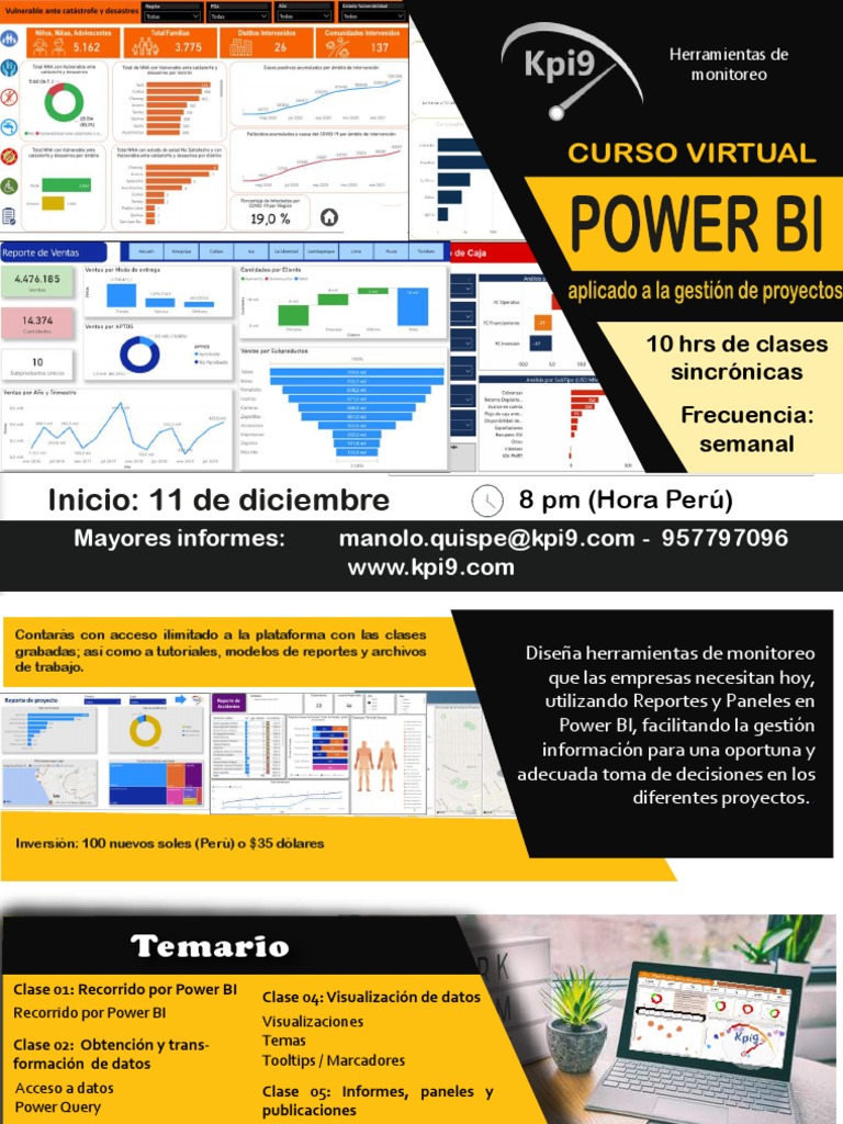 Brochure 12.2021POWER BI-comprimido | PDF | Gestión de tecnología de la ...