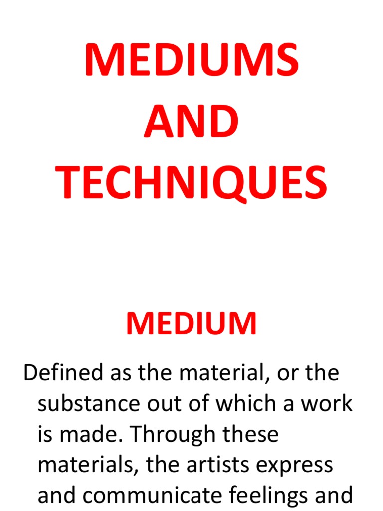 CPAR Medium and Techniques | PDF