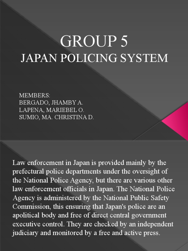 The Policing System in Japan: An Overview of Law Enforcement Structures ...