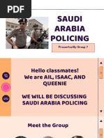 Saudi Arabia Policing System Overview | PDF | Police | Saudi Arabia