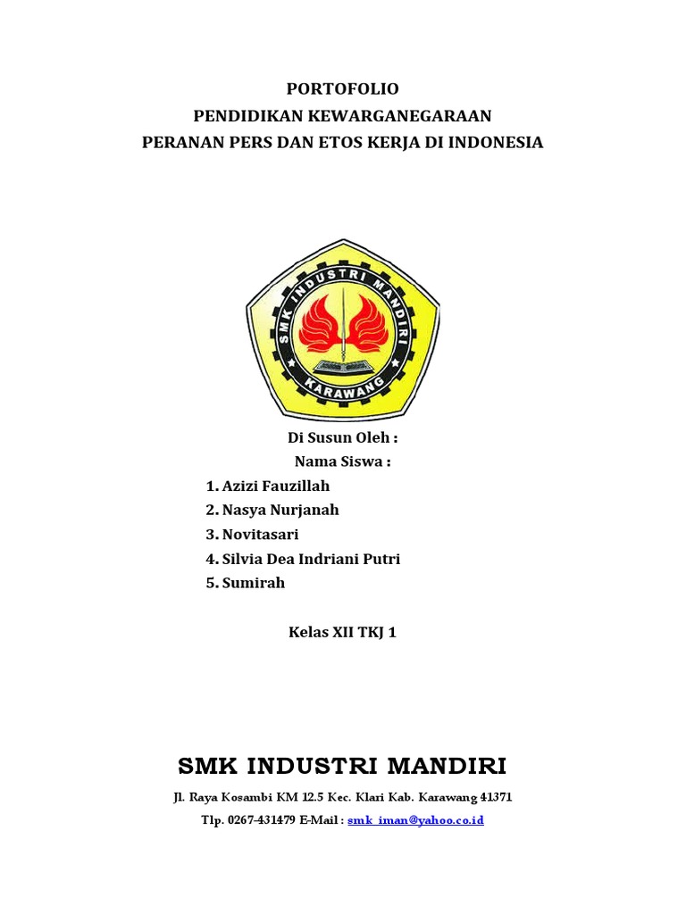Portofolio PKN | PDF | Karier & Perkembangan