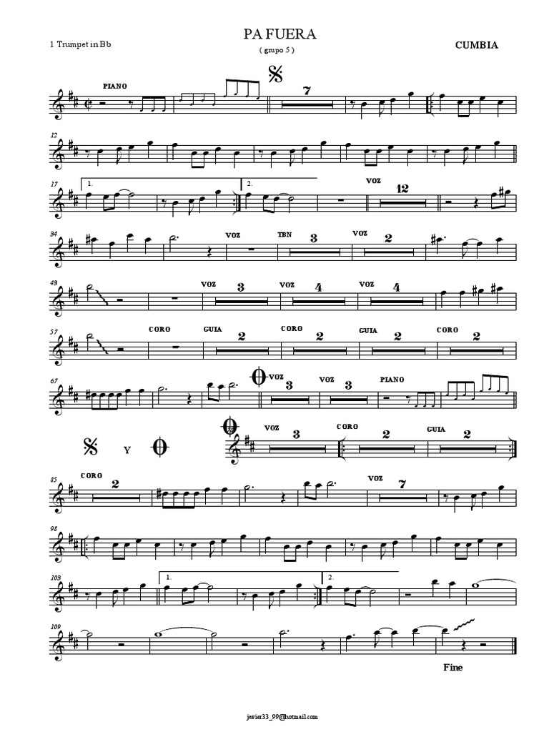 Pa Fuera 1 Tpta | PDF