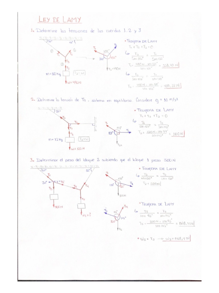 Teorema de Lamy | PDF