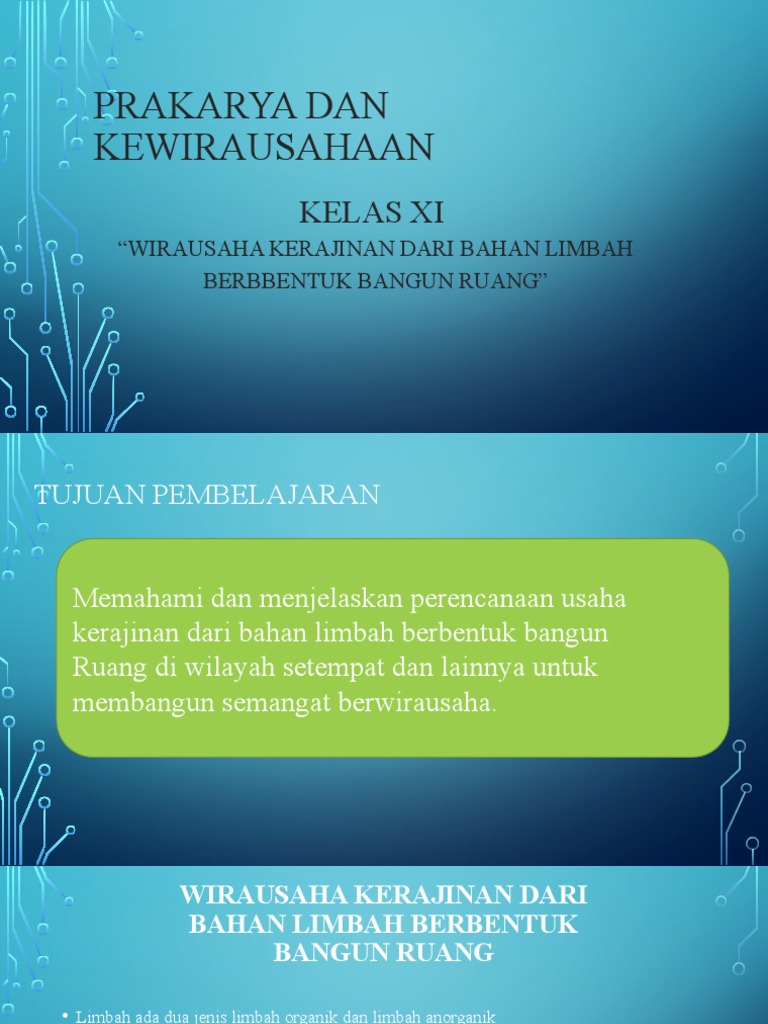Pkwu Kelas Xi Bab 1 3.6 Fix | PDF