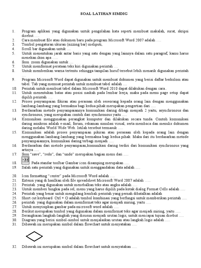 Soal Latihan Simdig | PDF | Komputer