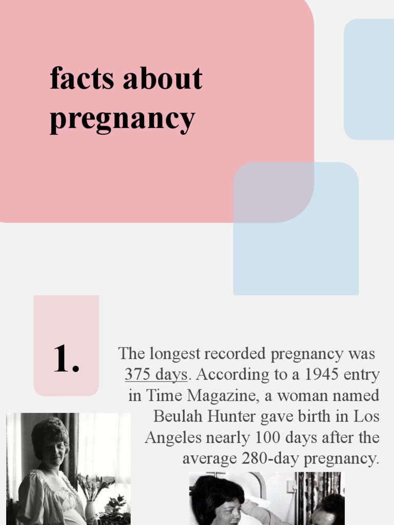 Facts About Pregnancy | PDF | Pregnancy | Mammalian Pregnancy