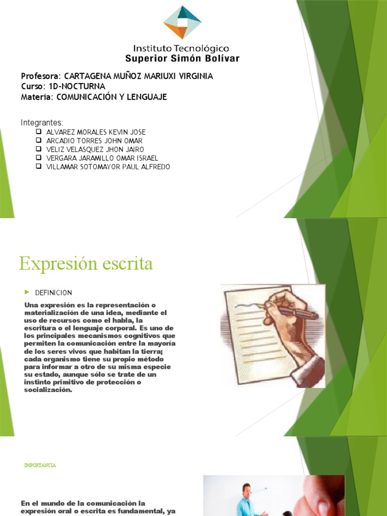 Exprecion Escrita | PDF