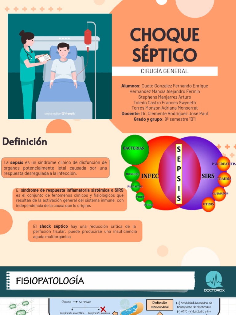Choque Séptico | PDF | Especialidades Medicas | Medicina CLINICA