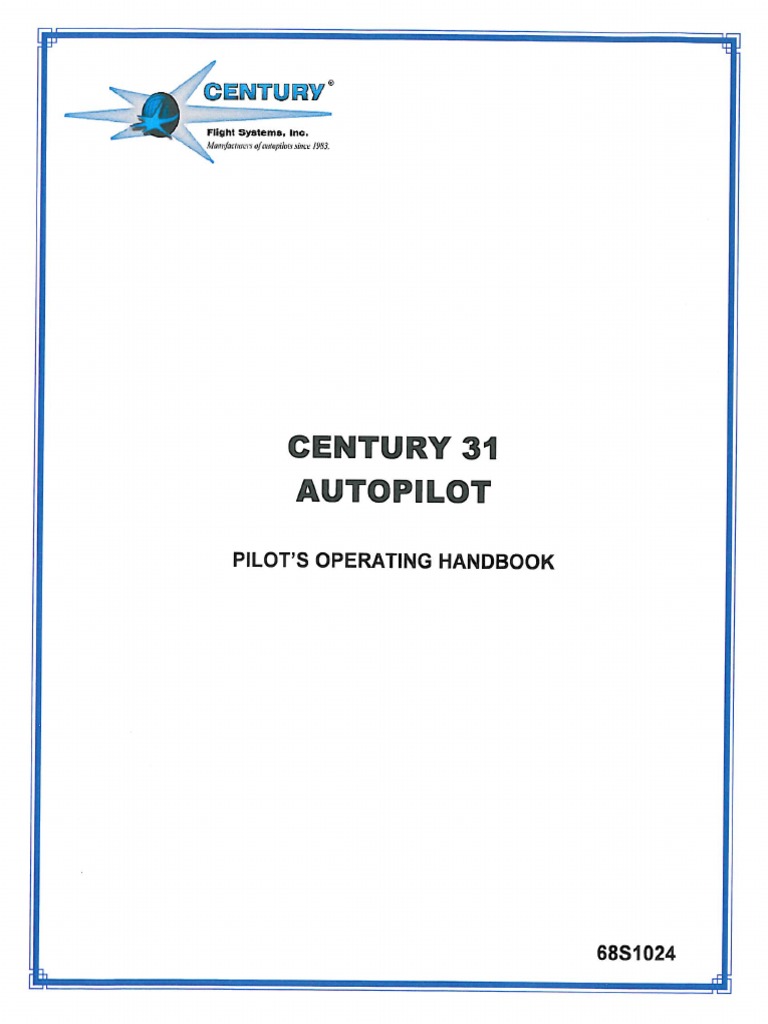 Century 31 Autopilot | PDF