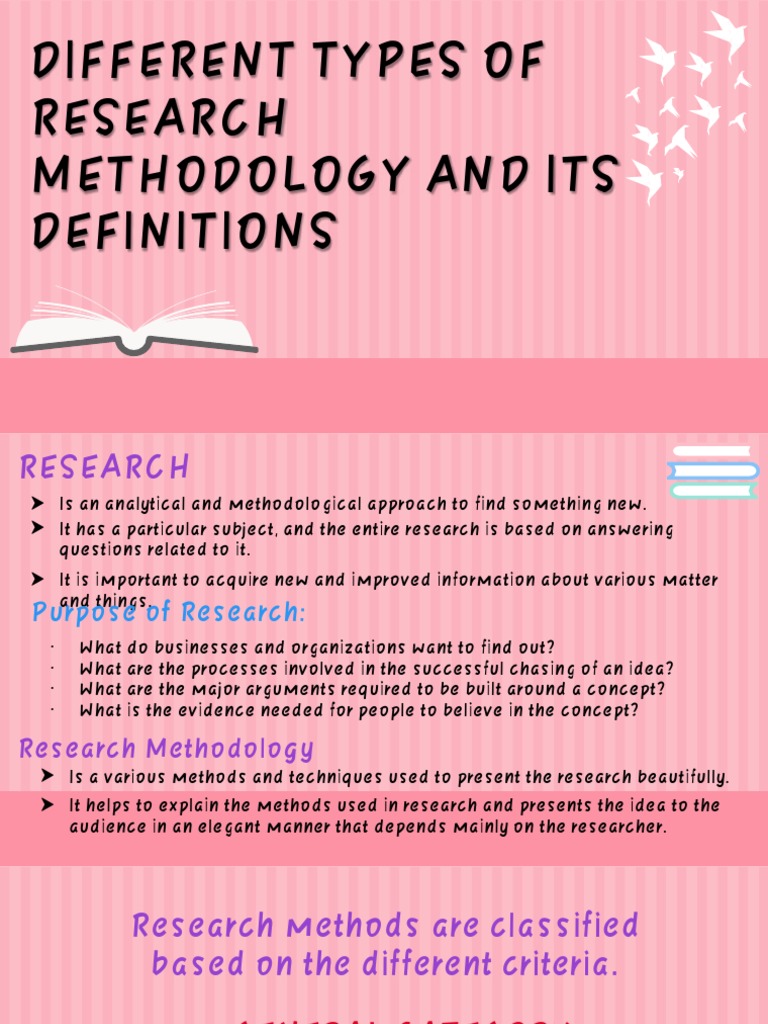 Different Types of Research Methodology | PDF | Quantitative Research ...
