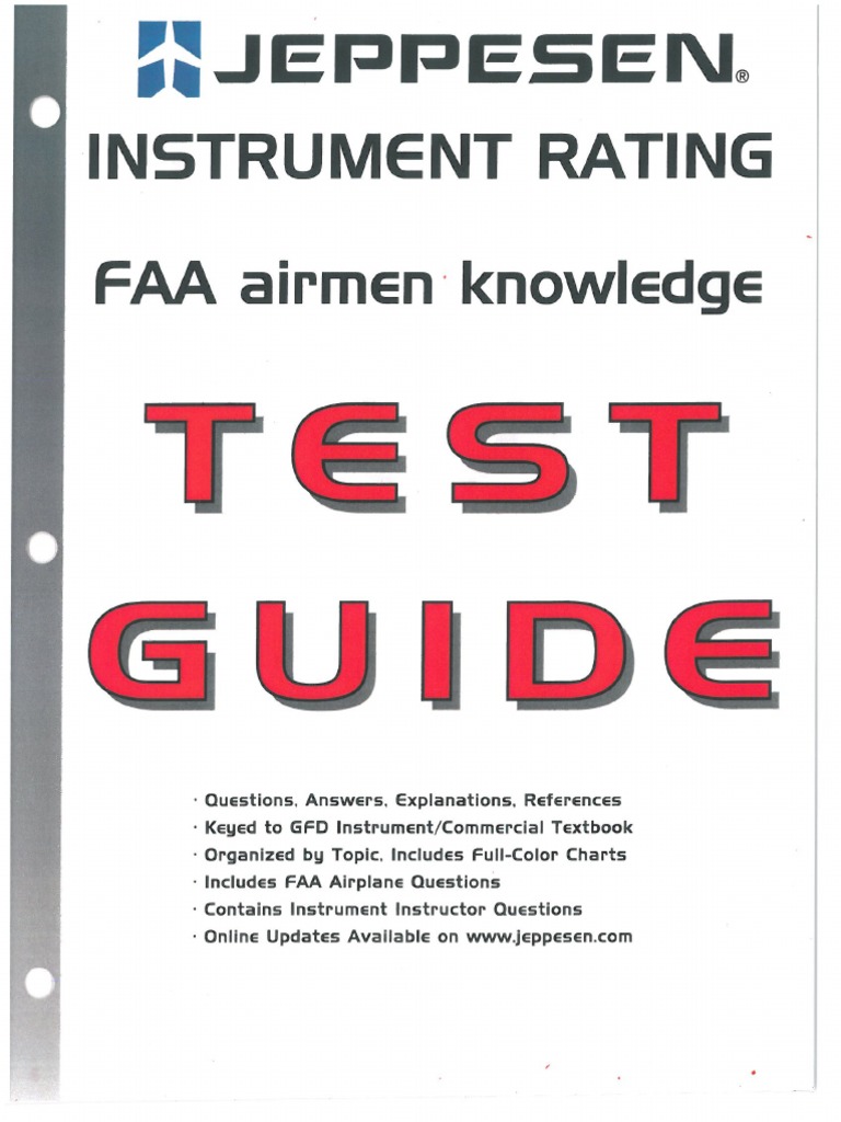 Instrument Rating FAA Airmen Knowledge TestGuide | PDF