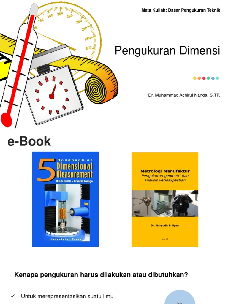 Pengukuran Dimensi | PDF | Metode & Bahan Ajar | Komputer