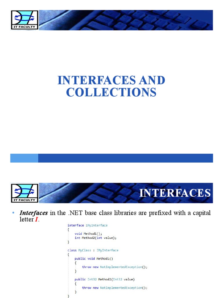 5 Interfaces&Collections | PDF | Computers | Technology & Engineering