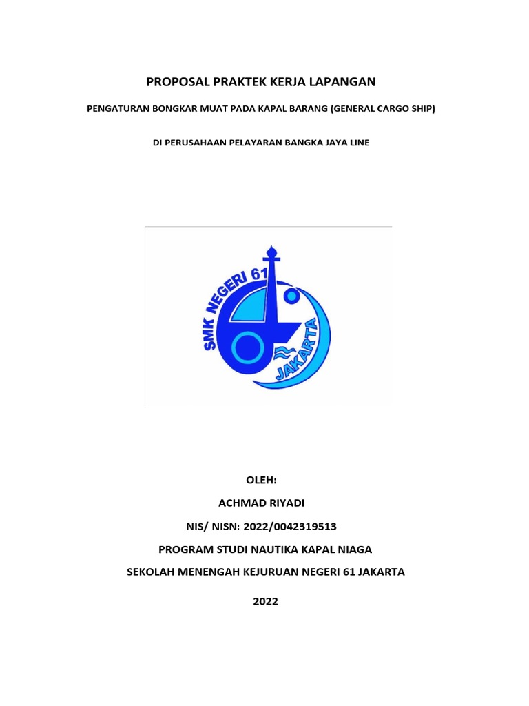 Proposal Achmad Riyadi 61 | PDF | Bisnis