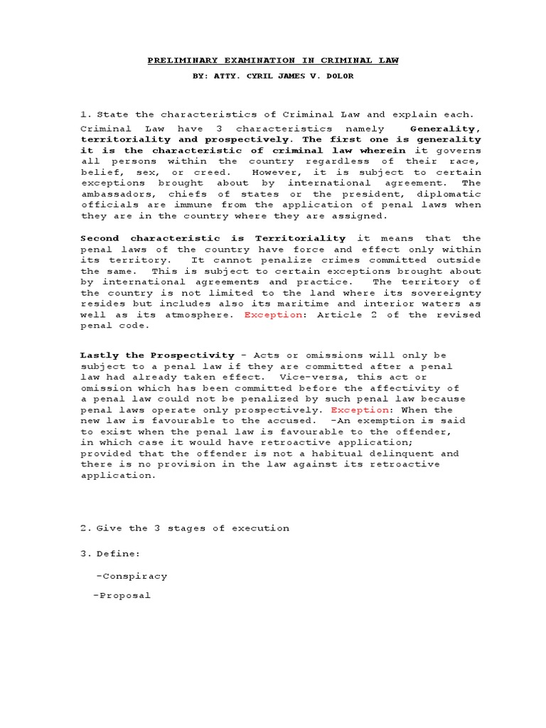 By: Atty. Cyril James V. Dolor: Exception | PDF | Rape | Crime & Violence