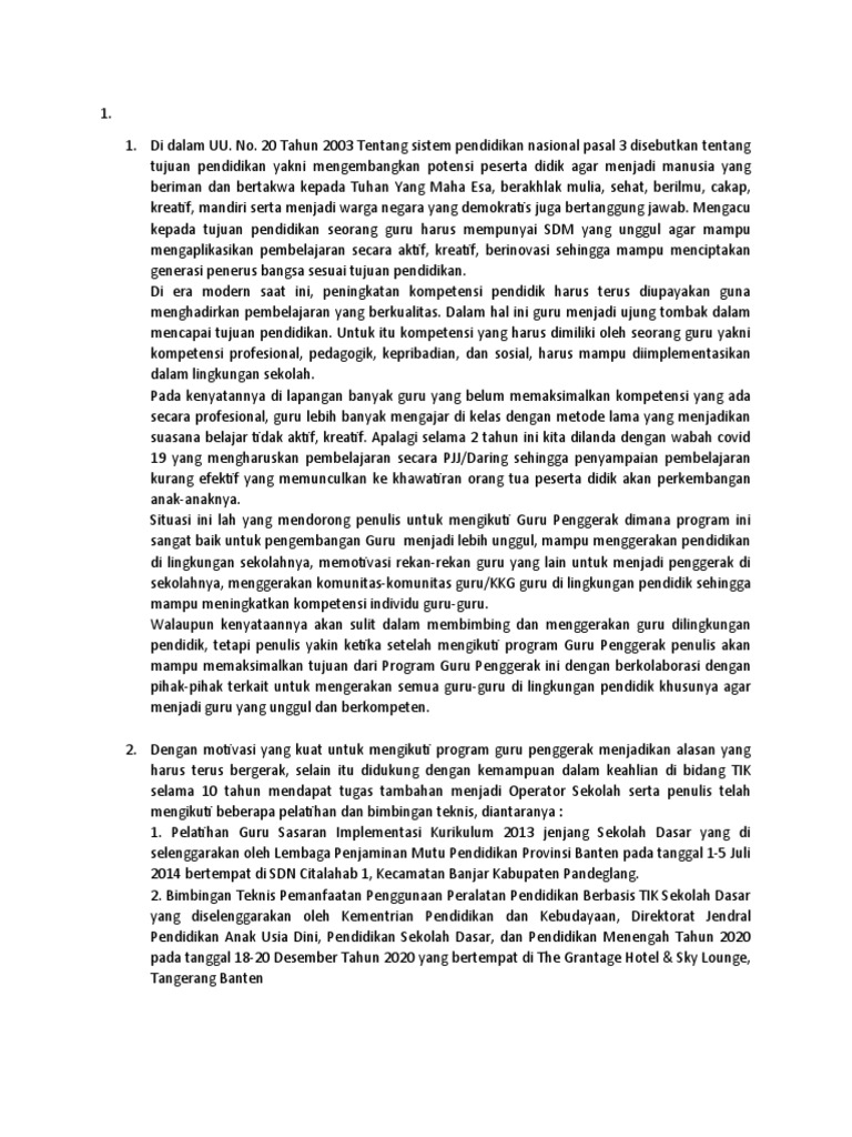 Jawaban Esai CGP | PDF