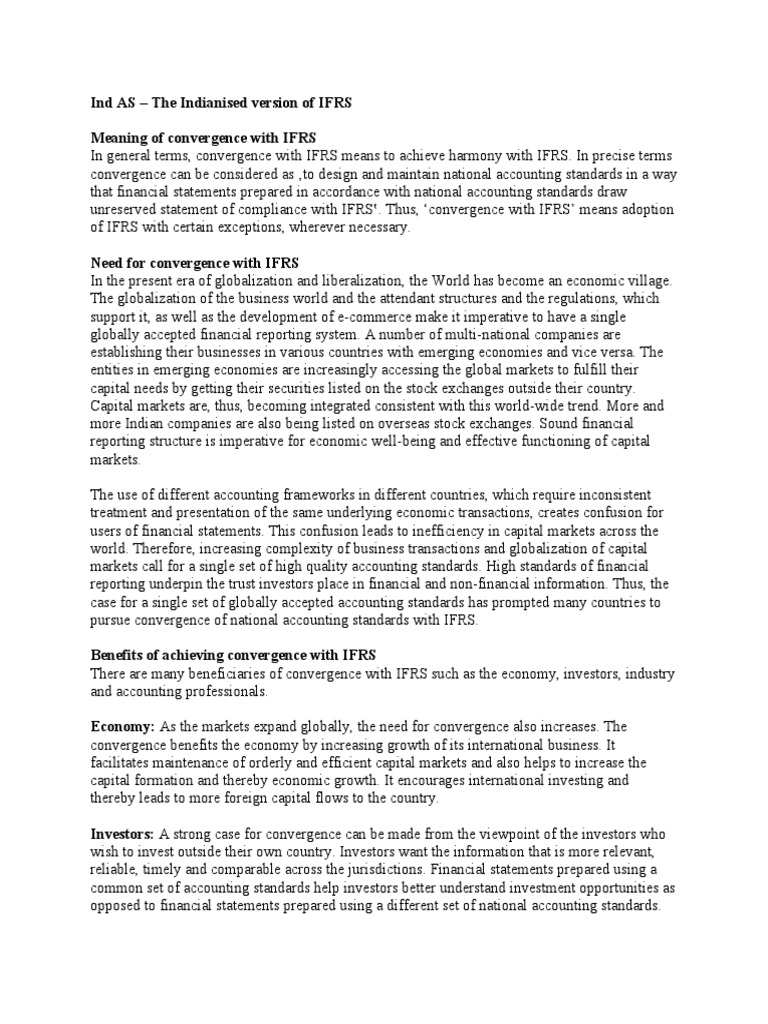 Ifrs Notes | PDF | International Financial Reporting Standards ...