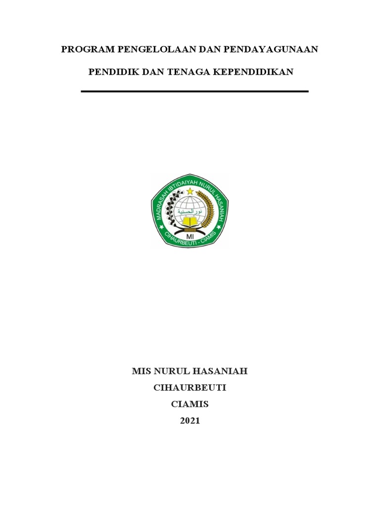 Program Pengelolaan Dan Pendayagunaan | PDF | Karier & Perkembangan