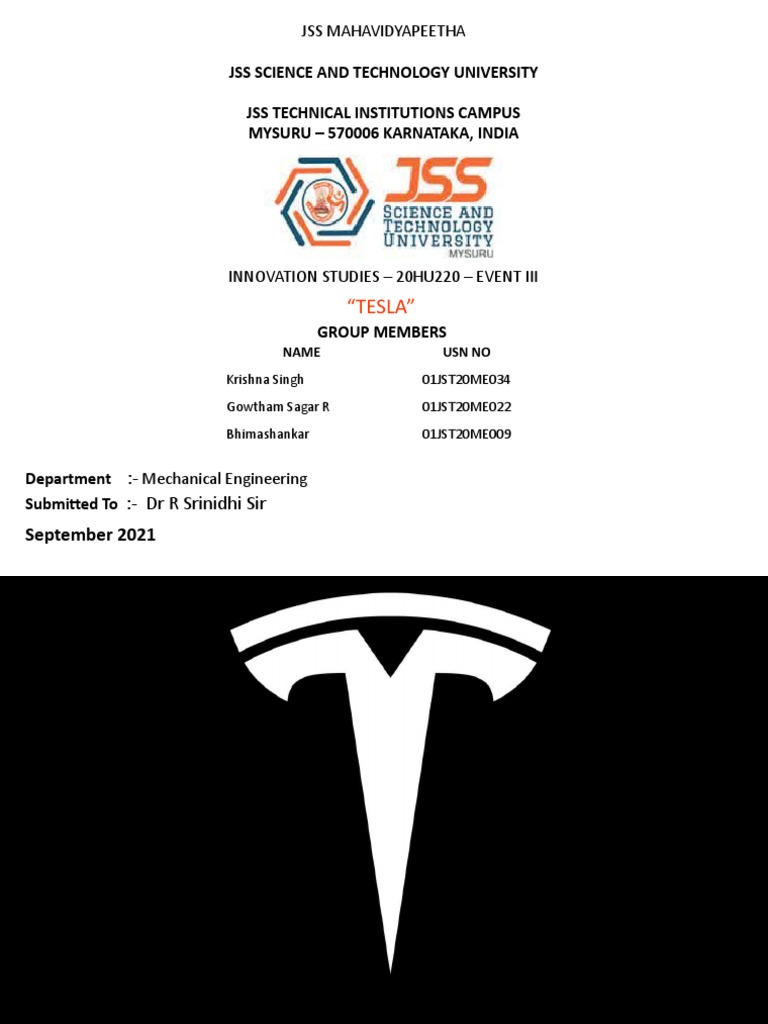 Tesla Innovation Project | PDF | Tesla Model S | Electric Vehicle