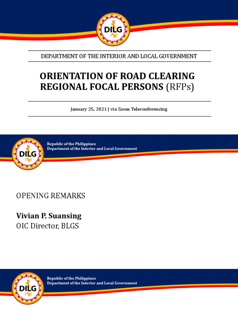 Road Clearing RFP Orientation | PDF