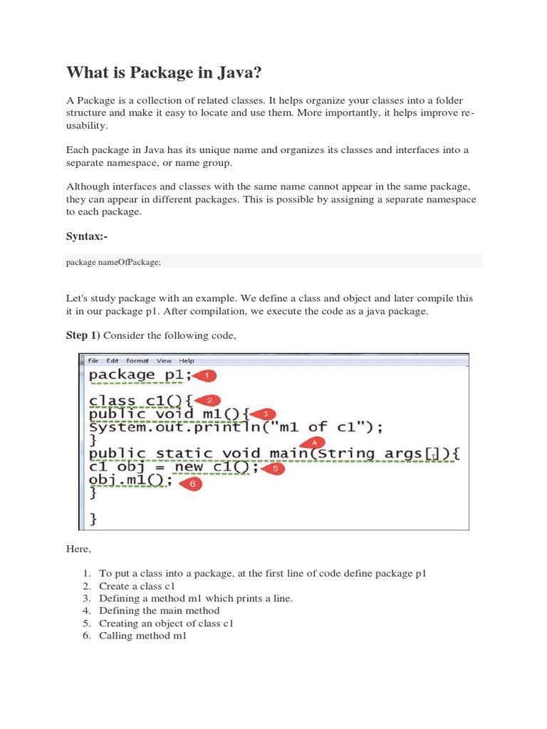 What Is Package in Java | PDF | Class (Computer Programming) | Java ...