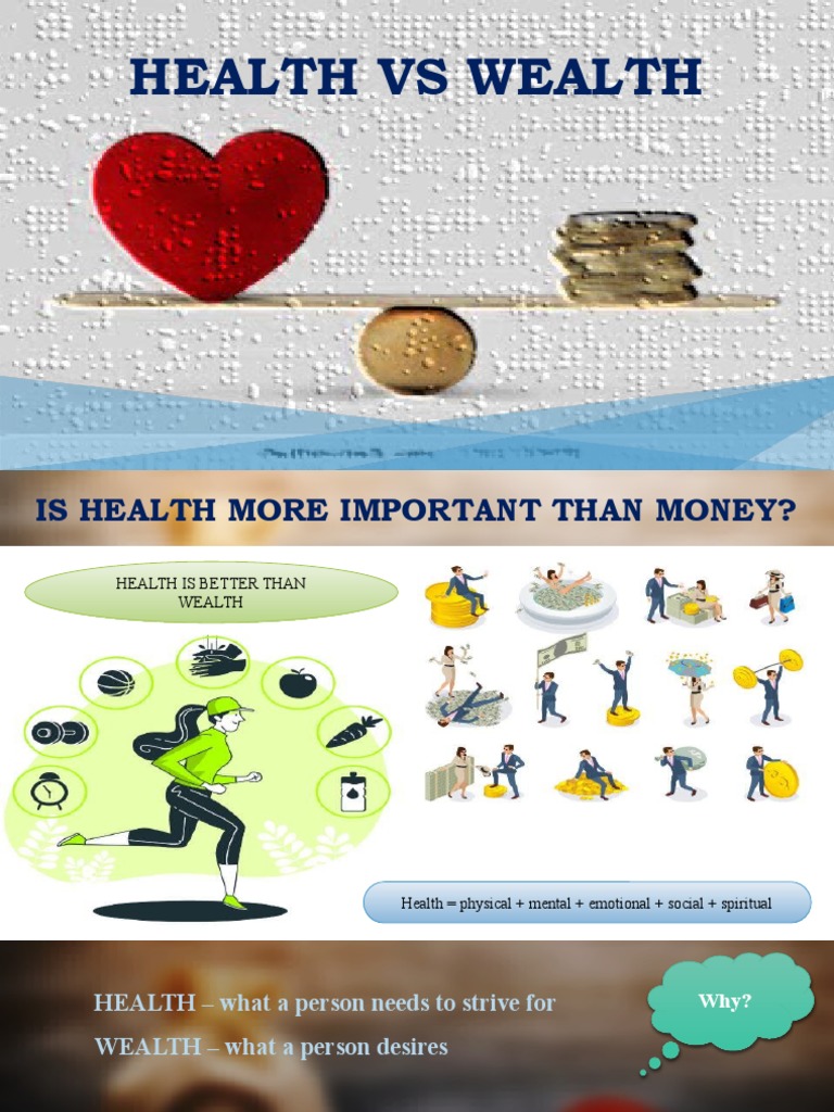 Health Vs Wealth | PDF